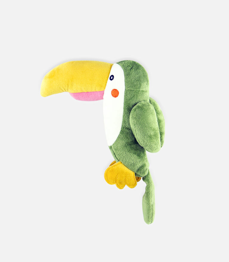 Parrot Plush Dog Toy | Zugo | Colorful & Soft Plush Toy for Playful ...