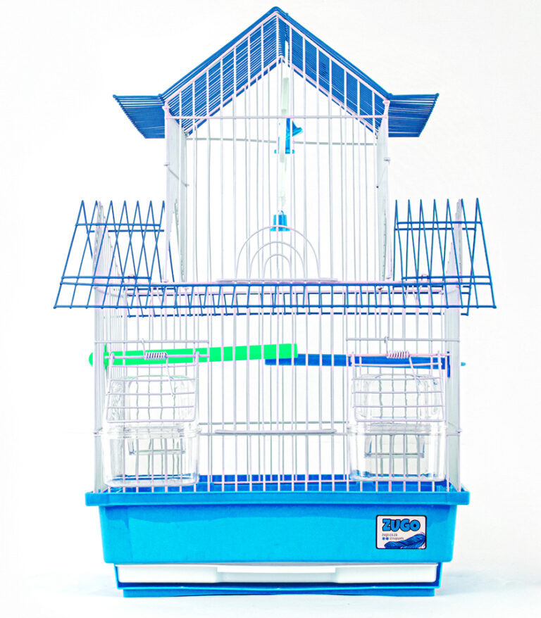 Aviary Bird Cage 3 – 30x23x46cm – Blue | Zugo | Stylish & Durable Bird ...