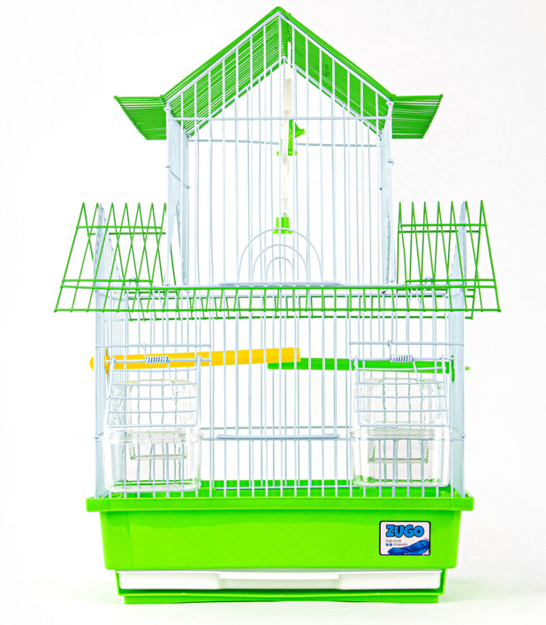 Aviary Bird Cage 3 – 30x23x46cm – Green | Zugo | Fresh Green Aviary ...