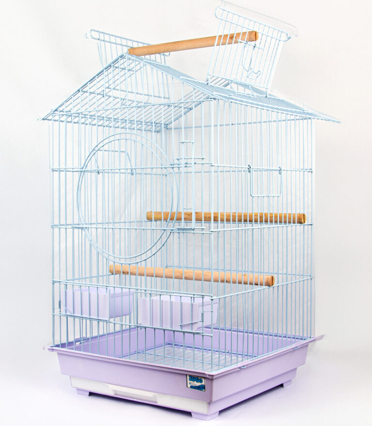 Aviary Bird Cage 8 – 47x47x85cm – White | Zugo | Spacious White Bird ...