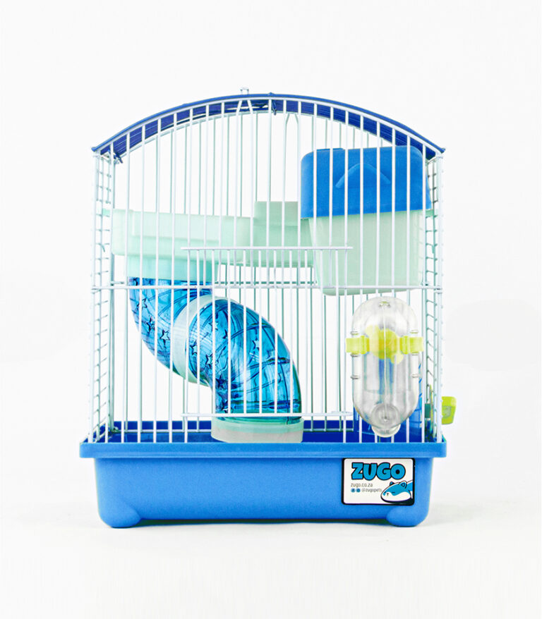 Hamster Cage 1 – 22.5x17x27cm – Blue | Zugo | Compact Blue Hamster Cage ...