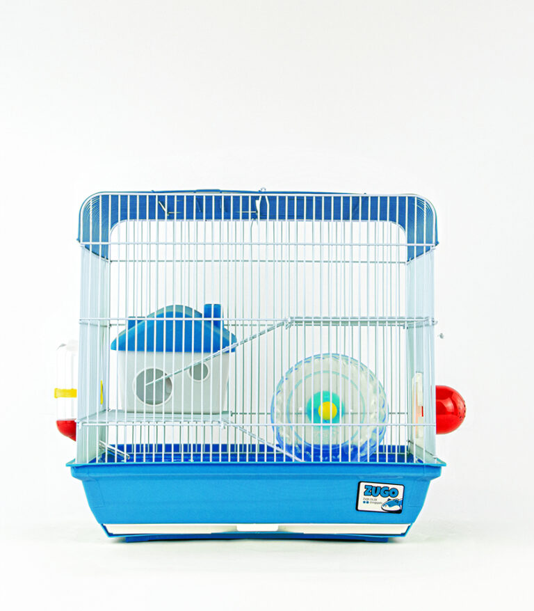 Hamster Cage 4 – 37x28x35cm – Blue | Zugo | Multi-Level Blue Hamster ...